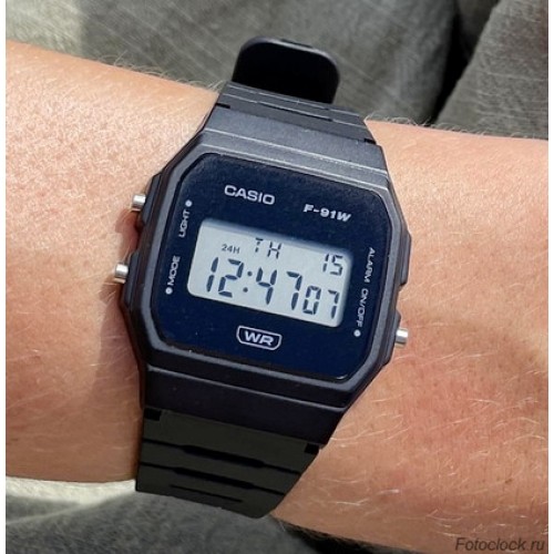 Купить Casio F-91WB-1A с фирменной гарантией по недорогой цене.